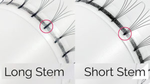 What Are Short Stem Lashes? Long Stem VS Short Stem Lashes